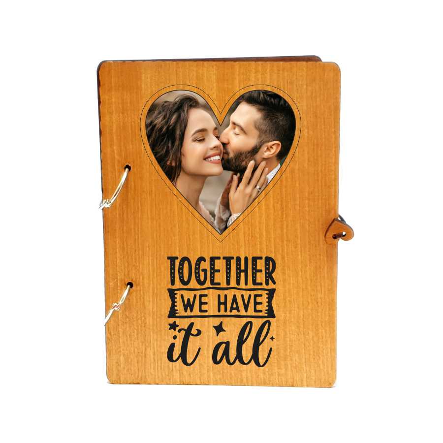 Wooden Wedding Book or Bridal Notebook – familyrootslove